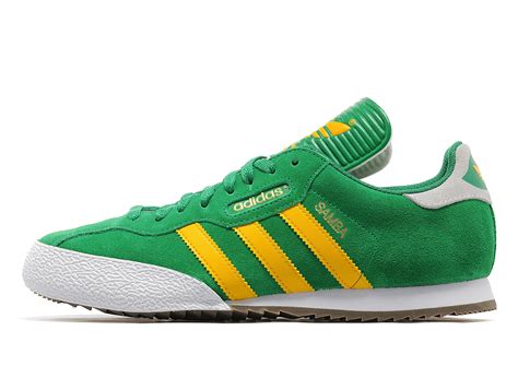 Adidas Originals Leather Samba Super In Green For Men Lyst