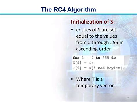 Topic20 The Rc4 Algorithmpptx Information And Network Security
