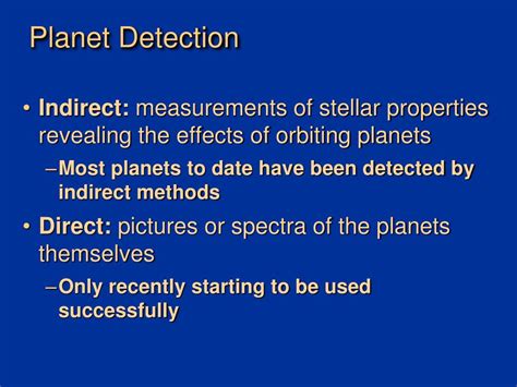 Ppt Lecture 8 Extrasolar Planets Powerpoint Presentation Free Download Id2163755