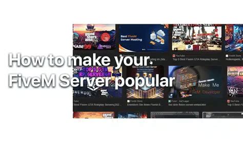 5 Essential Strategies To Make Your FiveM Server Successful