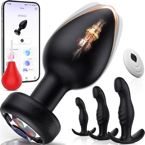 5pcs Butt Plug Anal Plug Prostate Massager Vibrator Sex