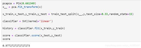 Sklearn学习之：（4）pca降维算法 Svm 的分类算法（svc）先pca再svm Csdn博客
