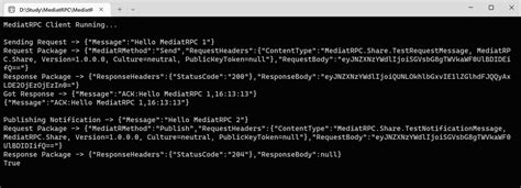 MediatRPC 基于MediatR和Quic通讯实现的RPC框架比GRPC更简洁更低耦合开源发布第一版 Net 功能 消息