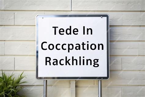 Tech Hackathon Coding Challenge Rules Signage Mockup For Custom Designs Premium Ai Generated Image