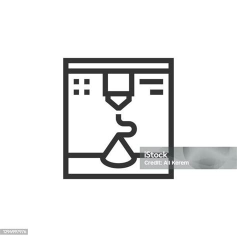 3d 프린터 선 아이콘 0명에 대한 스톡 벡터 아트 및 기타 이미지 0명 3차원 인쇄 3차원 형태 Istock