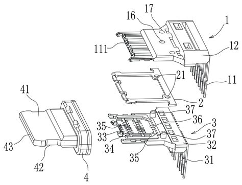 Typec端子塑胶成型件及typec连接器的制作方法
