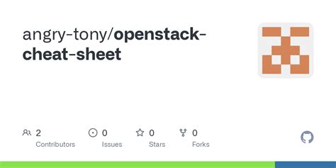 Github Angry Tonyopenstack Cheat Sheet