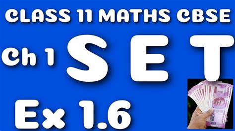 sets class 11 maths chapter 1 exercise 1 6 cbse ncert
