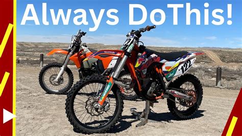 How To Put A Heavy Dirt Bike On A Stand! - YouTube