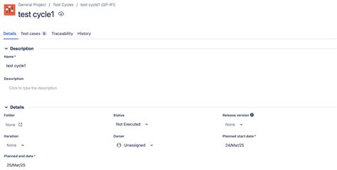 How Add Start And End Date Of Test Cycle In Zephyr