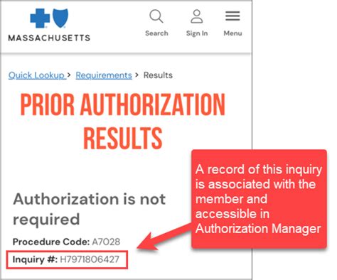 Authorization Quick Lookup