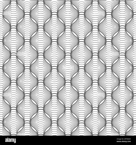 Abstract Pattern Of Wavy Lines Sinuous Lines Form A Shuttlecock
