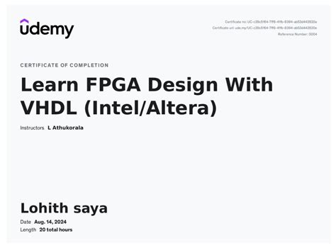 Lohith Saya On Linkedin Fpga Vhdl Digitaldesign