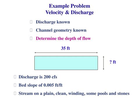 Ppt Mannings Equation Gauckler1867manningstrickle R 1923 Powerpoint Presentation Id