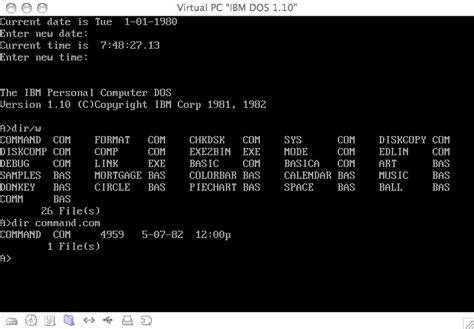 Techno Smart Revolution Of Techology DOS Operating System