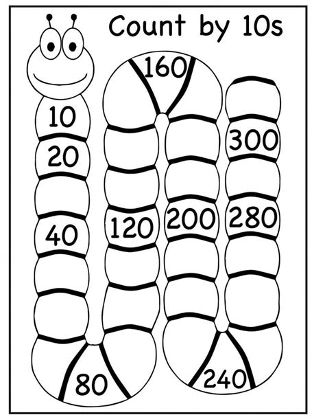 Skip Counting By 10s Worksheet Grade 2 Skip Counting Workshe