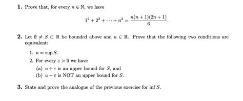 solved 1 prove that for every n∈n we have