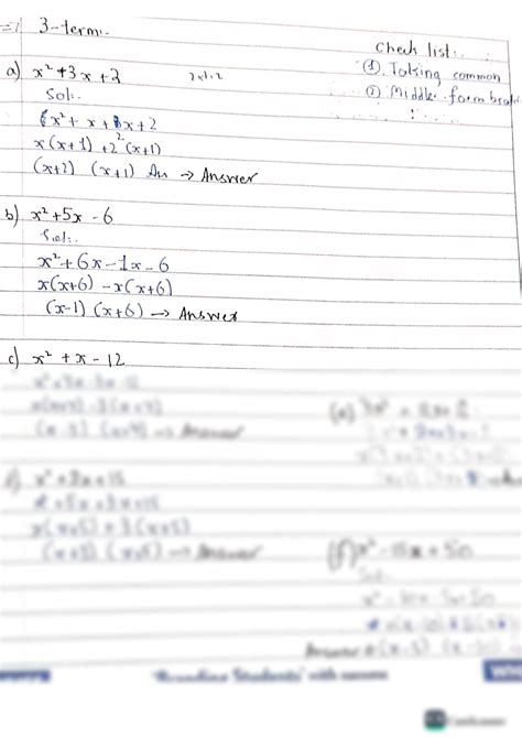 Solution Maths Factorisation Worksheet For Class 9 And 10 Studypool Solution Maths Factorisation Worksheet For Class 9 And 10 Studypool