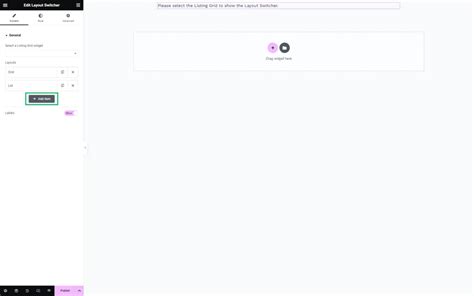 layout switcher widget overview — jetengine crocoblock