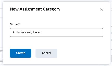 Add And Edit Categories To Manage Assignments Brightspace