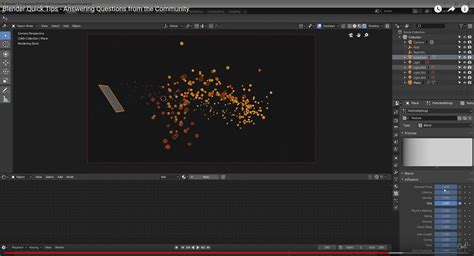 Scaling Particles Particles And Physics Simulations Blender Artists
