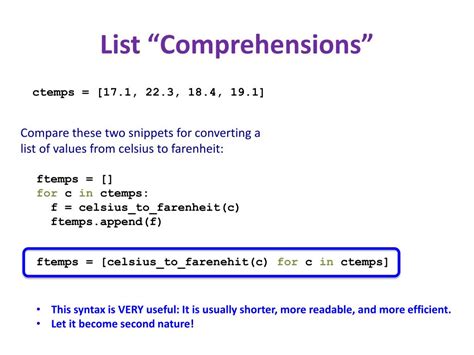 Ppt Enhancing List Comprehensions In Python For Efficient Data