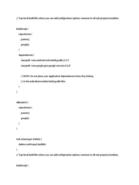 build gradle android app pdf web portals information appliances