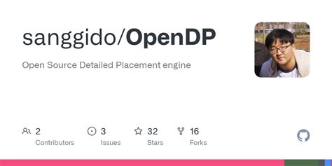 github sanggido opendp open source detailed placement engine