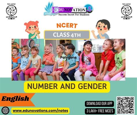 NCERT Class 4 English MCQ Number And Gender MCQs Multiple Choice Questions