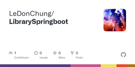 GitHub LeDonChung LibrarySpringboot