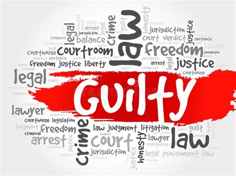 Guilty Word Cloud Stock Illustration Illustration Of Blaming 199341019