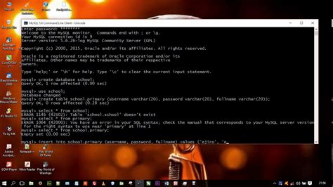 How To Create Database And Table Name Insert And Delete From Table In