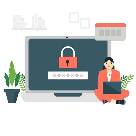 Premium Vector Forgot Password Concept Illustration