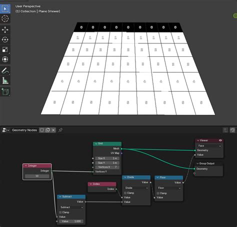How To Make Every Fifth Line In A Geometry Nodes Grid A Different Color