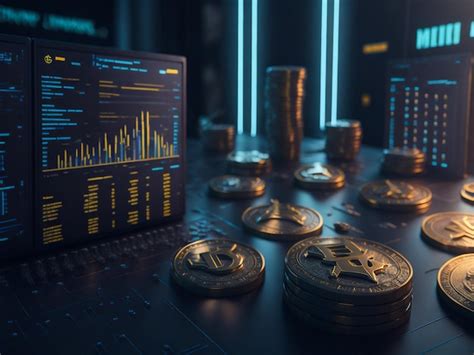 premium ai image 3d rendering of a room with lots of computer