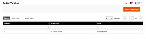 add custom variables adobe commerce