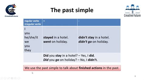 Past Simple Past Continuous Table