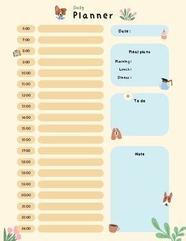 Daily Agenda Slides Editable Google Slides Template SUCCULENT THEME By Moly