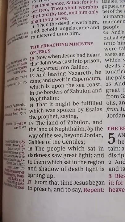 The Preaching Ministry Of Jesus Matthew Chapter 4 Youtube