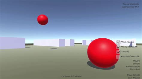 Superpowered Vr Audio Spatializer 3d Audio Demo In Unity 3d Part 1