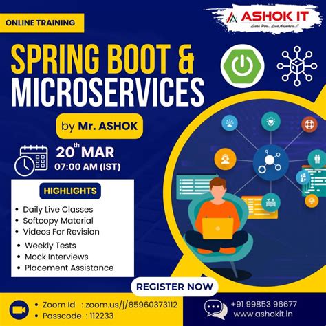 springboot microservices javadevelopment onlinecourse techtraining
