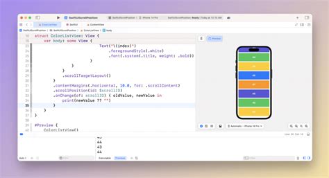 detecting scroll positions in scrollview with swiftui