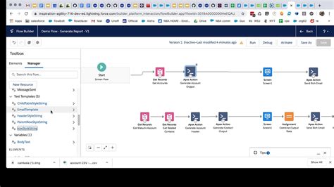 salesforce flow generate table output from record collections youtube