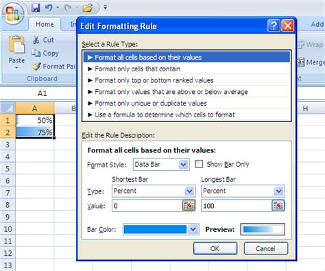 Excel Conditionally Formatting Each Cell Based On Its Own Value Stack Overflow