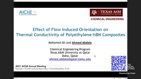 Effect Of Flow Induced Orientation On The Thermal Conductivity Of Polyethylene Hexagonal Boron