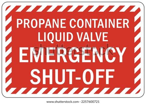 Propane Warning Chemical Sign Labels Stock Vector Royalty Free