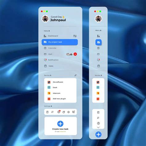 Ui Menu Design By Johnpaul On Dribbble