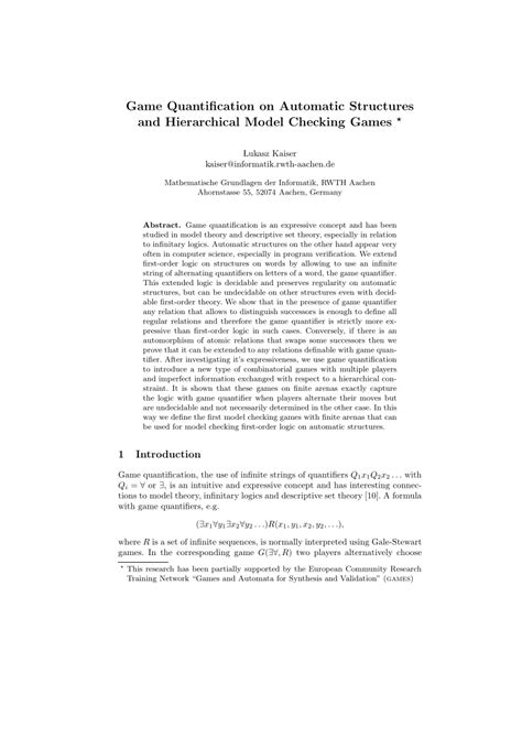 pdf game quantification on automatic structures and hierarchical