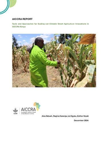 Tools And Approaches For Scaling Out Climate Smart Agriculture