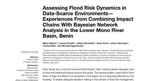 Assessing Flood Risk Dynamics In Data Scarce Environments Experiences From Combining Impact
